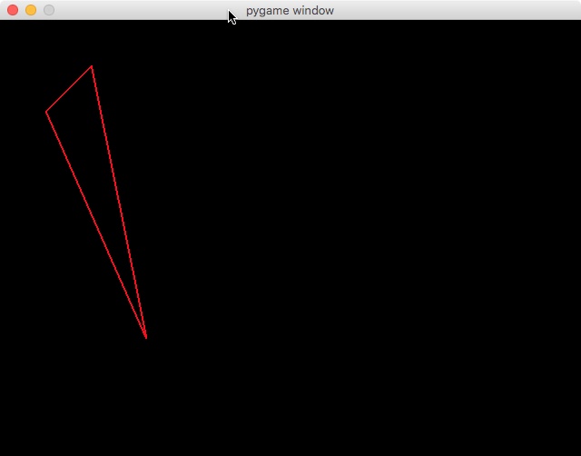 faire un triangle - pygame par corentino12 - page 1 - OpenClassrooms