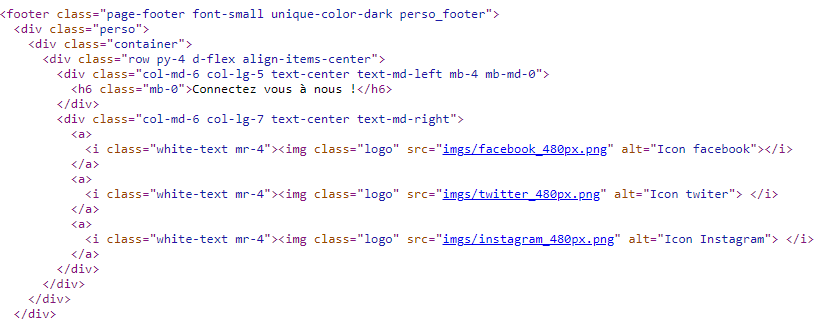 [Résolu] Balise fonctionne pas partout par V3n0n3 - page 1 - OpenClassrooms