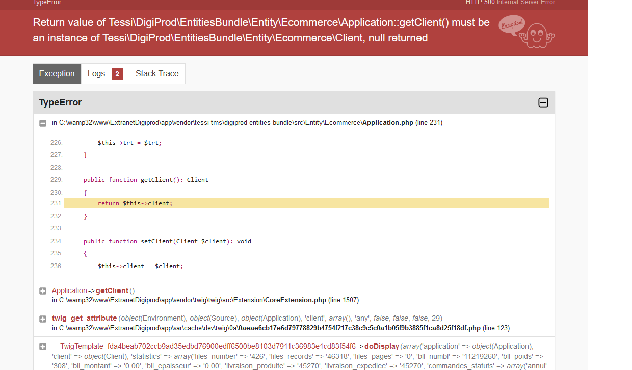 Symfony 4 erreur getClient() par jjnadoux - page 1 - OpenClassrooms Symfony 4 erreur getClient() par jjnadoux - page 1 - OpenClassrooms