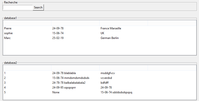 [Sqlite3] recherche dans plusieurs tables tkinter par Mao1236 ...