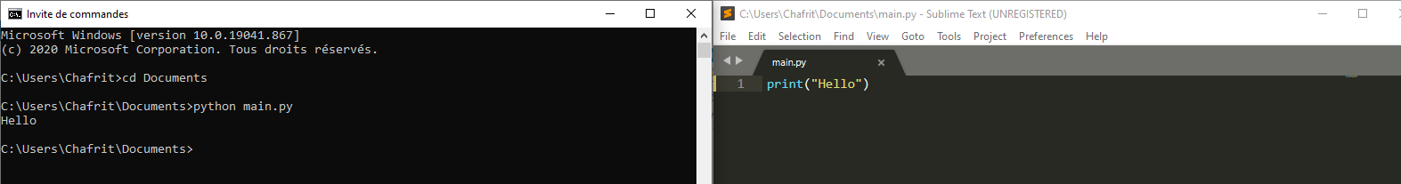 Lancer Script Python Par Hamdanikameleddine Page 1 Openclassrooms 7792