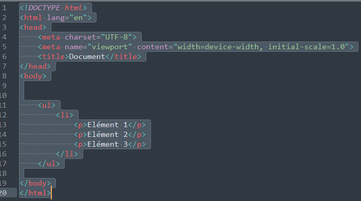[Résolu] Pré-remplissage de la structure de la page HTML par Flammuche ...
