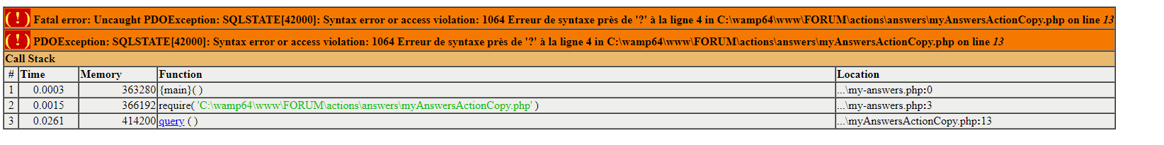 Résolu Erreur Commande Sql Jointure En Php Erreur De Commande Par