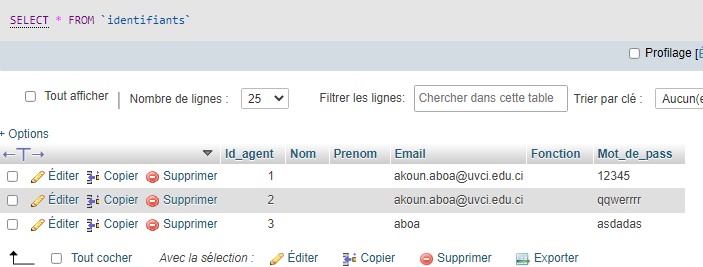 Problème avec la requête "SELECT * FROM" par MerguezMjvl - page 1 ...