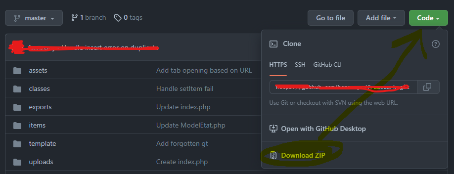 Téléchargement fichier depuis GITHUB - Comment télécharger par ...