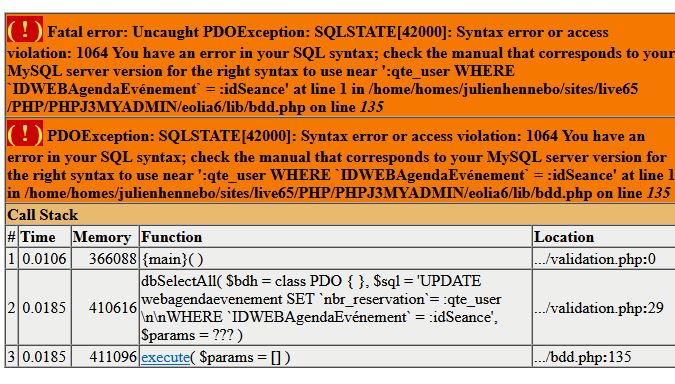 requete sql update bindvalue - securiser requete sql par JulienHennebo - page 1 - OpenClassrooms