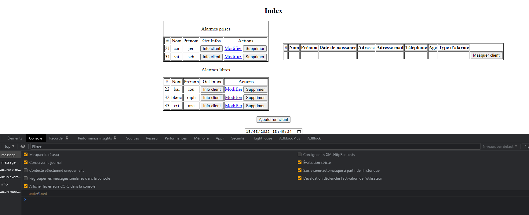 Retour undefined d'une requête PDO avec INNER Join - Requete correcte ... Retour undefined d'une requête PDO avec INNER Join - Requete correcte ...