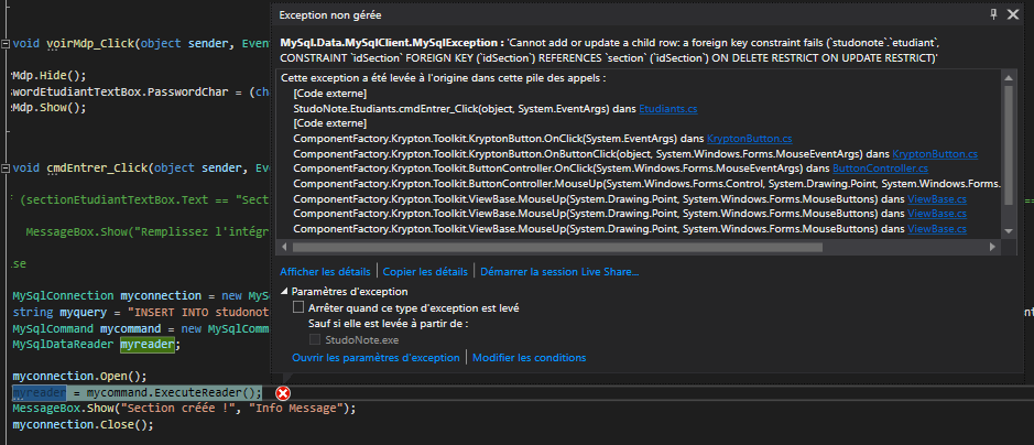 Résolu Erreur Requête Sql Avec Une Windows Form C Par Ritsuu Page