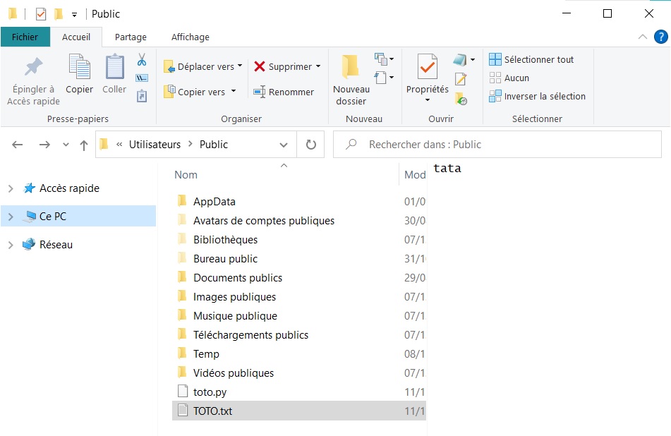 ETL: creer un fichier avec la fonction open() - Je n'arrive pas à créer ...