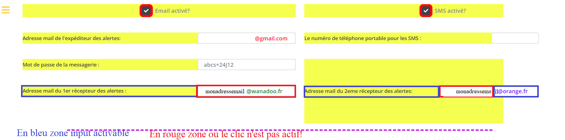 [Résolu] Comment ai je fais pour modifier la zone cliquable - Zone ...