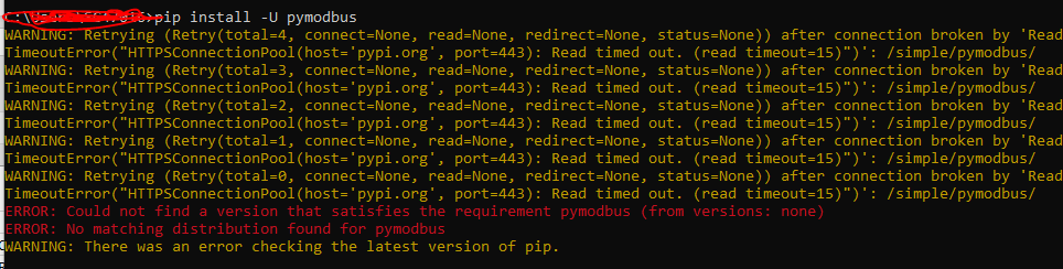 Installation de la librairie pymodbus sur un pc en par celinehaddad1 ...