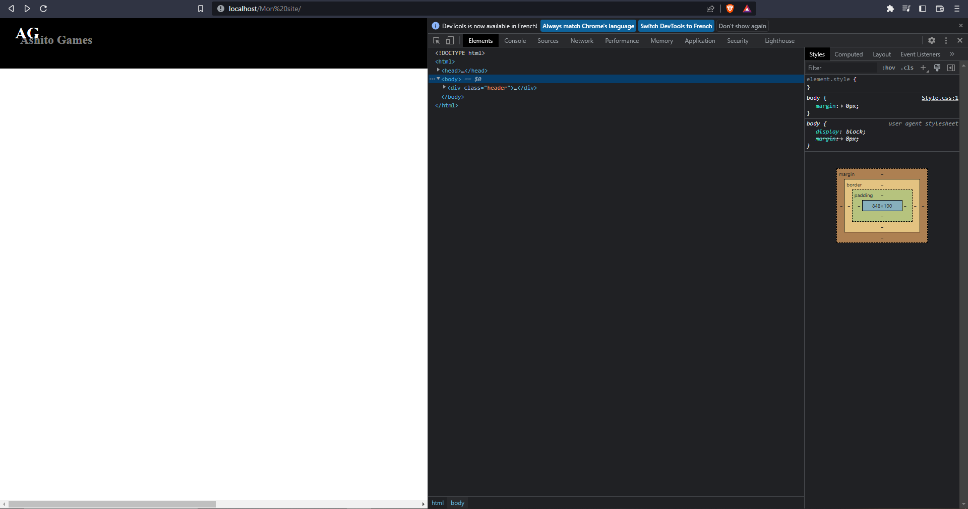 HTML problème de css par Badzik - page 1 - OpenClassrooms