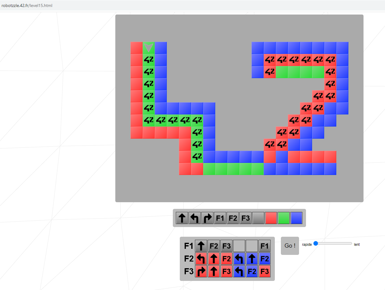 Robozzle 42 - test admission 42 robbozzle level 42 - page 1 ...
