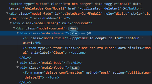 Affichage d'un même form dans plusieurs modales - symfony 6.2 par AlexisLeveque1 - page 1 ...