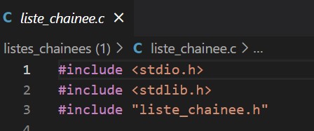 Erreur à la compilation "test listes chainées" par MatisseDefosse ...